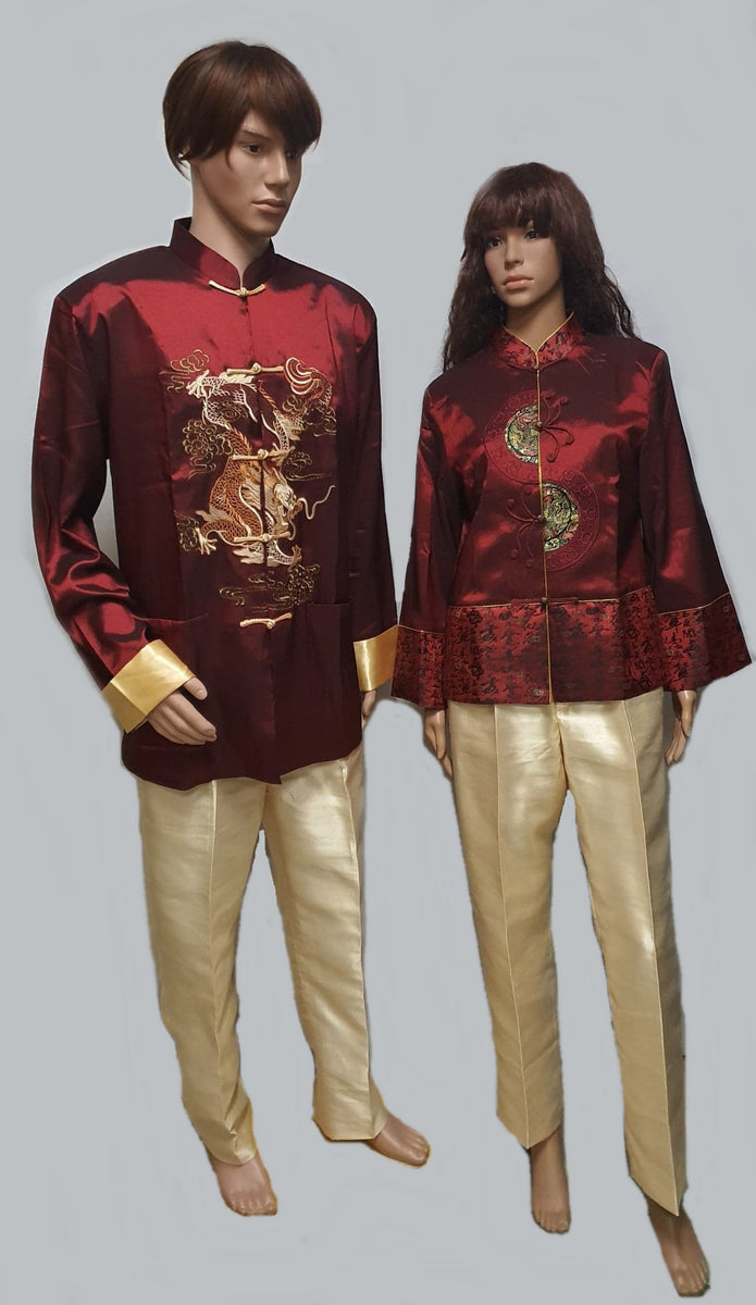 Chinese Maroon Costume 2 – Sonia Lee's Costume Central