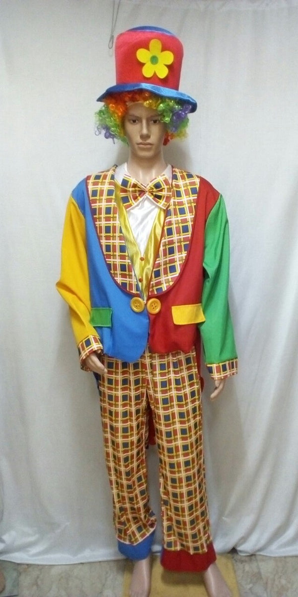 Clown Costume Checkered – Sonia Lee's Costume Central